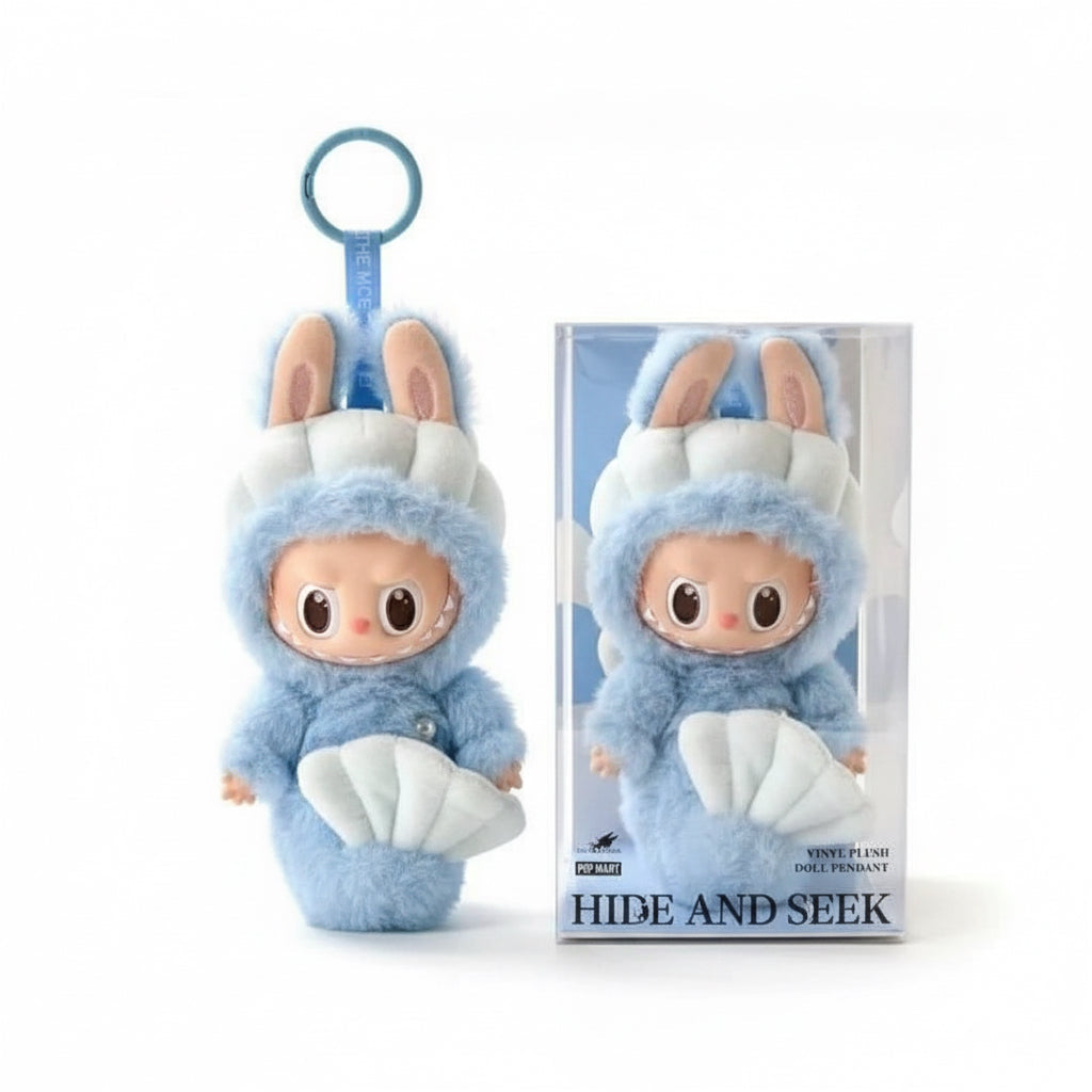 Labubu Blue Hide and Seek in Singapore Series – Vinyl Plush Doll Penda ...